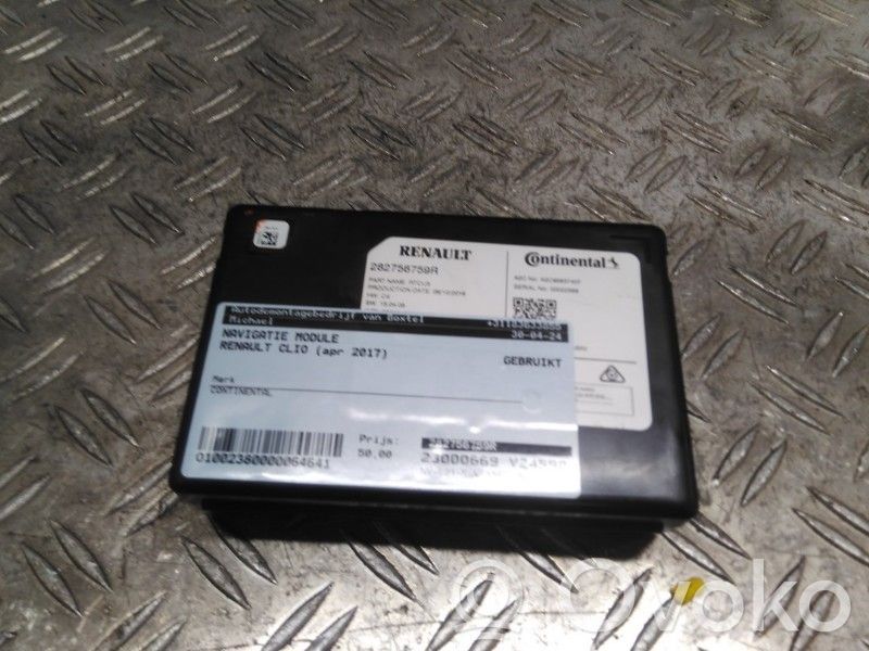 282756759R Renault Clio IV GPS navigation control unit/module, €75.63 | RRR