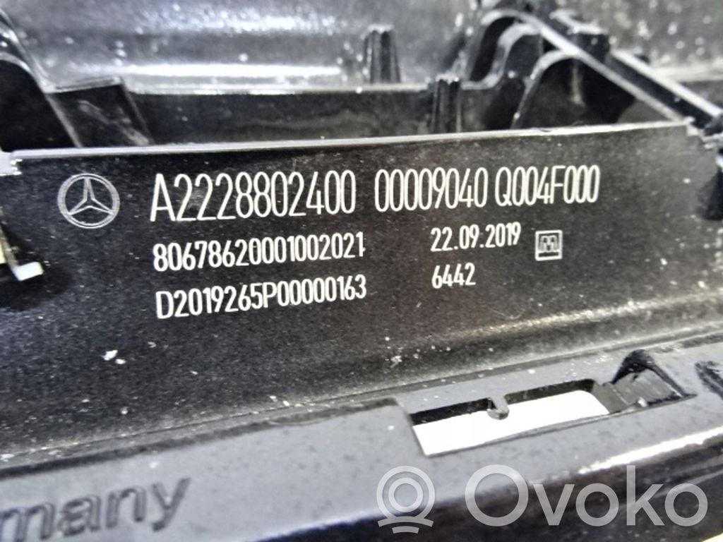 WAD2253 Mercedes-Benz S W222 Grille calandre supérieure de pare-chocs ...