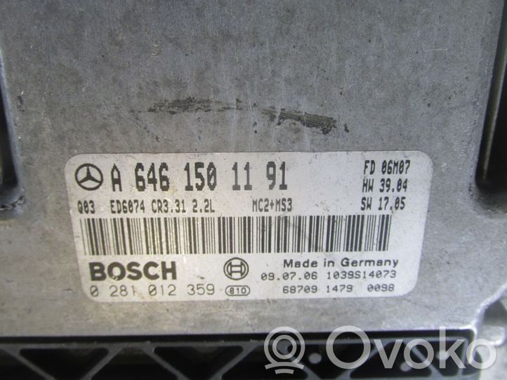 0281012359 Mercedes-Benz Vito Viano W639 Calculateur moteur ECU, 135.29 ...