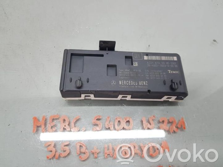 A2218703995 Mercedes-Benz S W221 Tailgate/trunk control unit/module, 87 ...