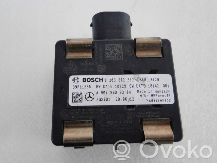 A9079009304 Mercedes-Benz Sprinter W907 W910 Capteur radar de distance ...