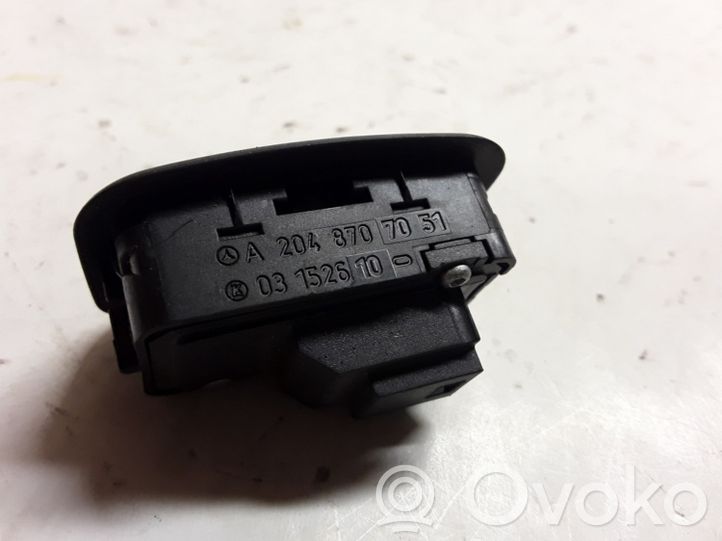 BRZ68844 Mercedes-Benz C W204 Tailgate opening switch A2048707051 ...