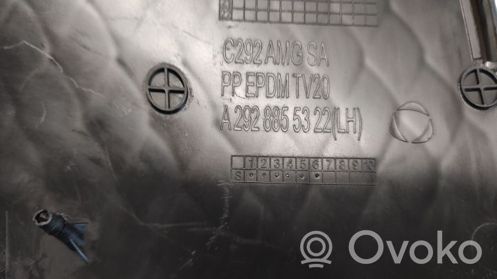 A2928855322 Mercedes-Benz GLE (W166 - C292) Grille inférieure de pare ...