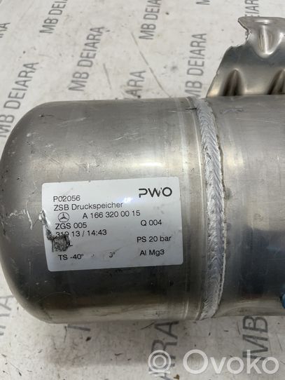 A1663200015 Mercedes-Benz ML W166 Accumulateur de pression de réservoir ...