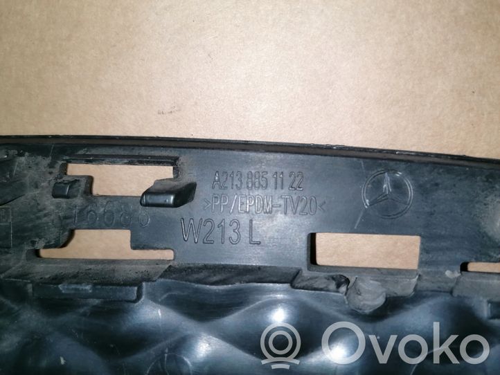 DST68 Mercedes-Benz E W213 Front bumper lower grill A2138851122 - Used ...