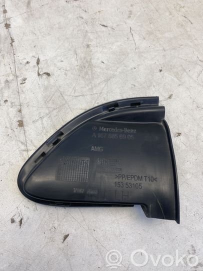 A1678856905 Mercedes-Benz GLE W167 Front bumper corner part panel trim ...