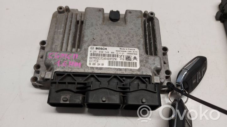9808016480 Citroen C4 II Picasso Engine ECU kit and lock set, 196.51 ...