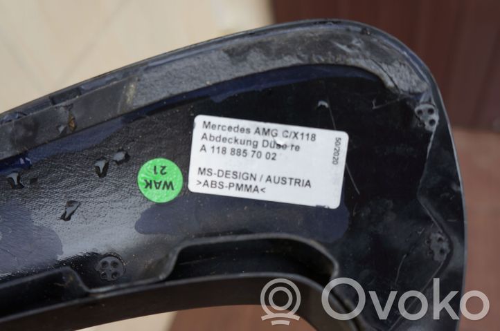 A1188857002 Mercedes-Benz CLA C118 X118 Front bumper lower grill, 125. ...