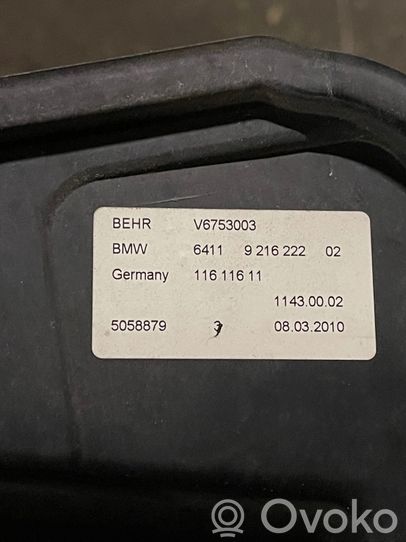 9216222 BMW 5 F10 F11 Couvercle cache filtre habitacle, 14.00 € | OVOKO