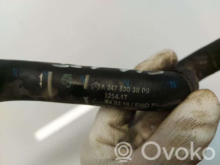 a2478303800 Mercedes-Benz GLA H247 Engine coolant pipe/hose, 16.57 € | RRR