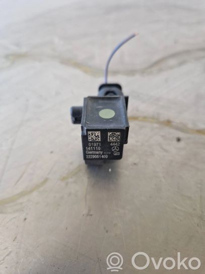 2229051400 Mercedes-Benz C W205 Capteur de collision / impact de déploiement d'airbag, 5.00 ...