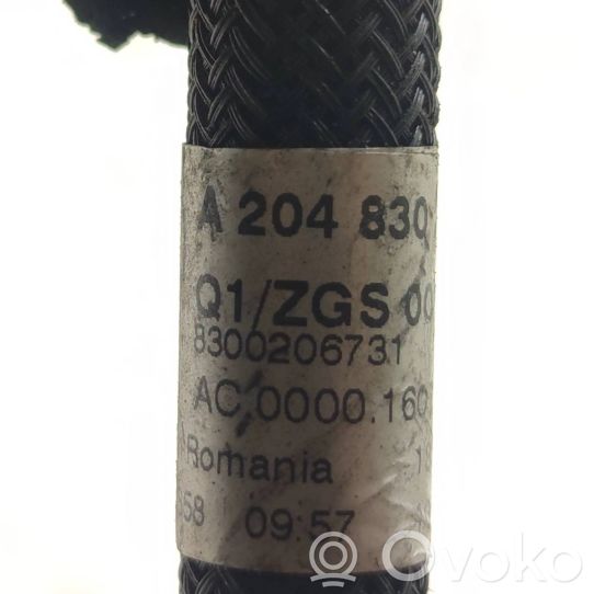 A2048302516 Mercedes-Benz C W204 Air conditioning (A/C) pipe/hose, 25. ...