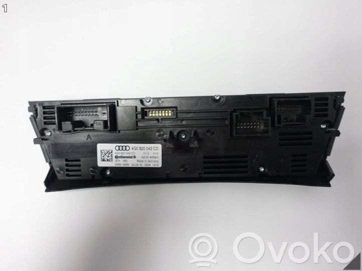 4G0820043CD Audi A7 S7 4G Climate control unit, 112.99 € | RRR