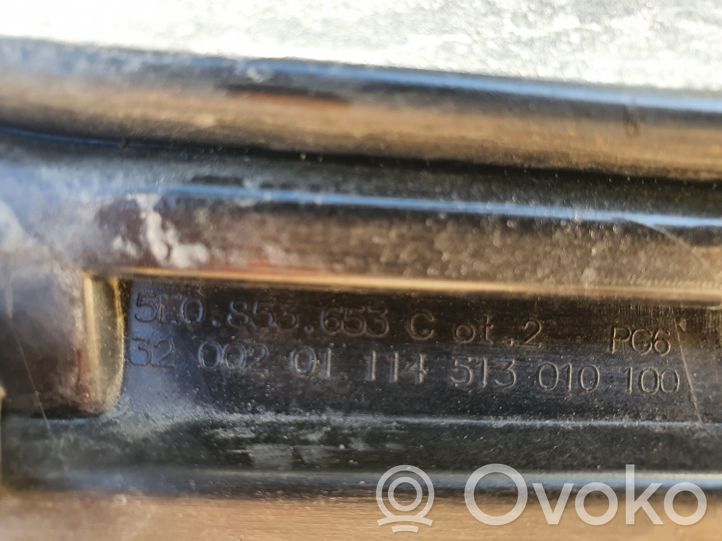 5E0853653C Skoda Octavia Mk3 (5E) Front bumper upper radiator grill, 71 ...