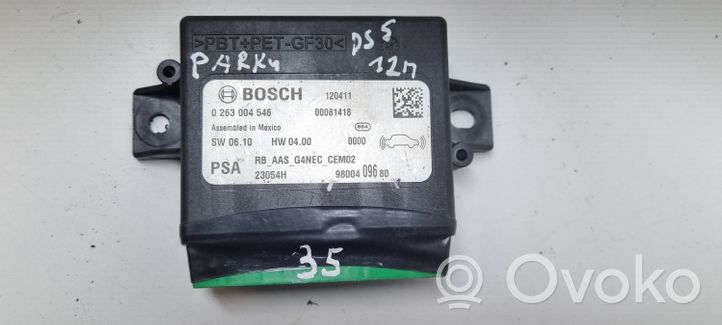 9800409680 Citroen DS5 Unité de commande, module PDC aide au ...