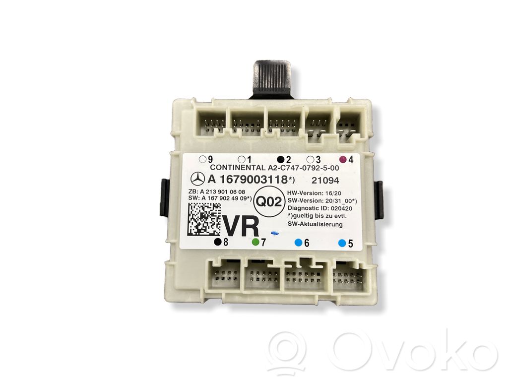 A1679003118 Mercedes-Benz Sprinter W907 W910 Unité de commande module ...