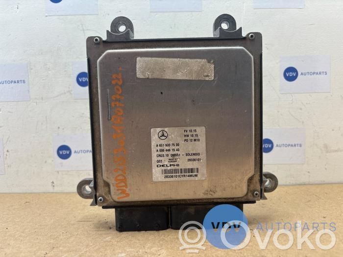 Engine ECU kit and lock set A6519007500