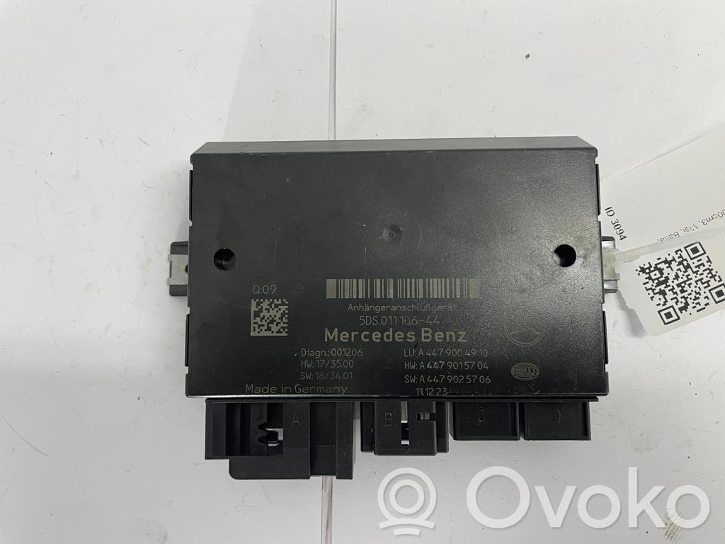 A4479015704 Mercedes-Benz Vito Viano W447 Tow bar trailer control unit ...