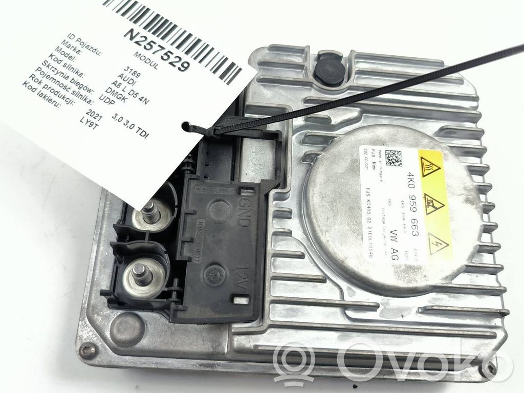 4K0959663 Audi A8 S8 D5 Jännitteenmuunnin/vaihtosuuntaaja, 470,59 € | OVOKO