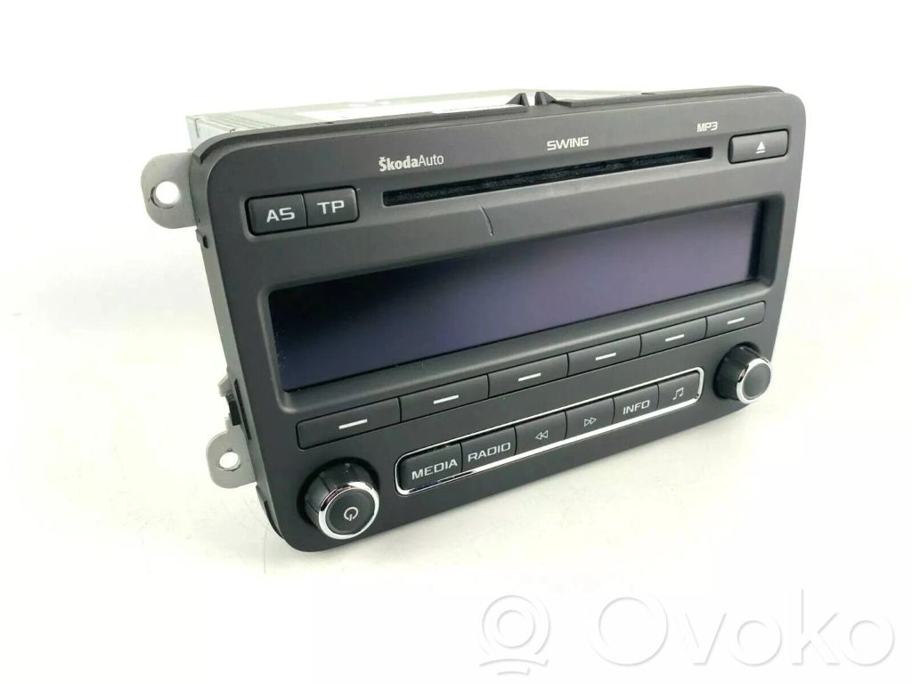 5J0035161C Skoda Fabia Mk2 (5J) Unité principale radio / CD / DVD / GPS ...