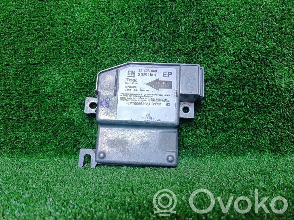 24423840 Opel Corsa C Module de contrôle airbag, 84,73 € | OVOKO