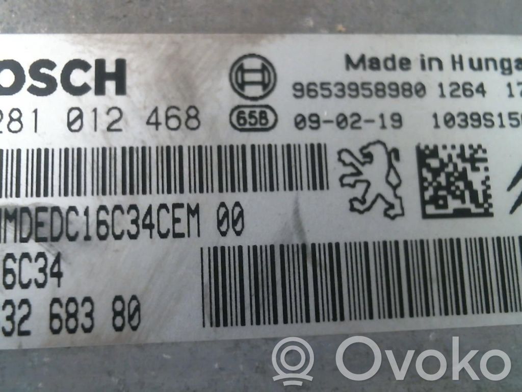1940VX Citroen Xsara Picasso Kit calculateur ECU et verrouillage, 150 ...