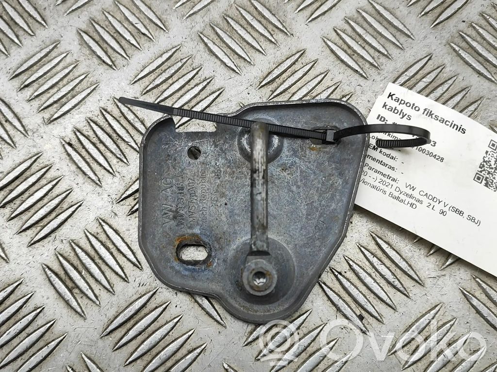 3V0823186A Volkswagen Caddy Engine bonnet/hood lock/latch loop/hook, € ...