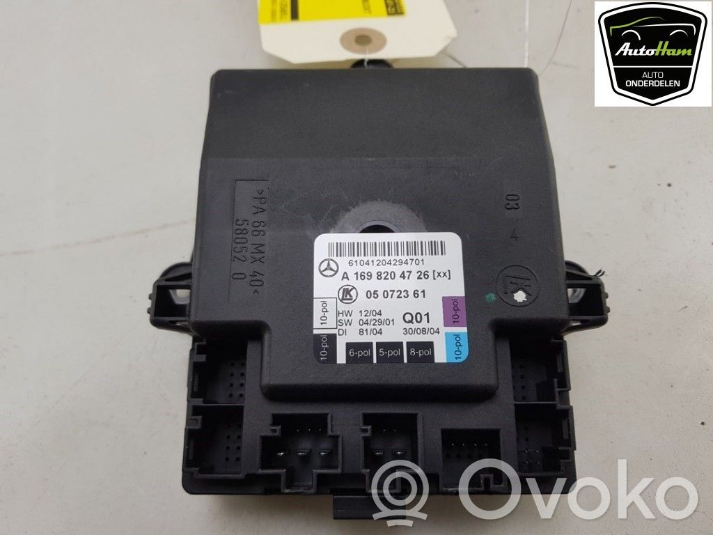 A1698204726 Mercedes-Benz A W169 Door central lock control unit/module ...