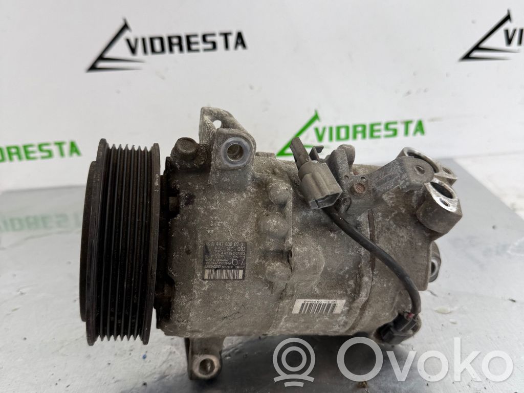 A4478306701 Mercedes-Benz Vito Viano W447 Compresseur de climatisation ...