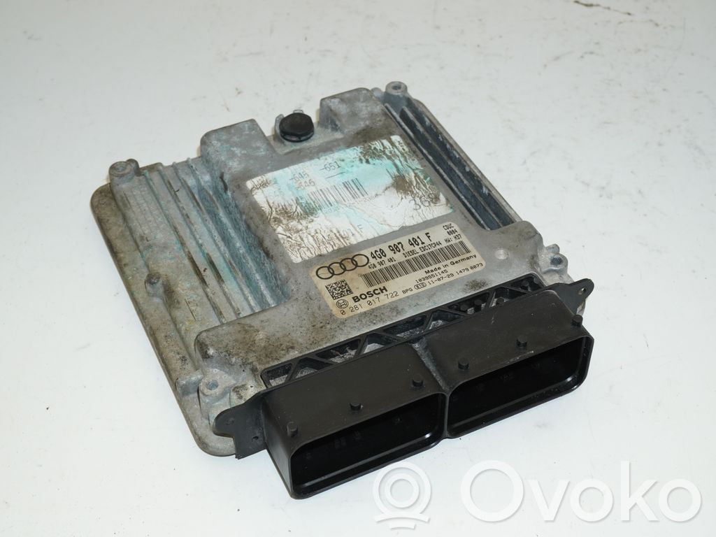 4G0907401F Audi A7 S7 4G Unité de commande, module ECU de moteur, 325,59 € | OVOKO