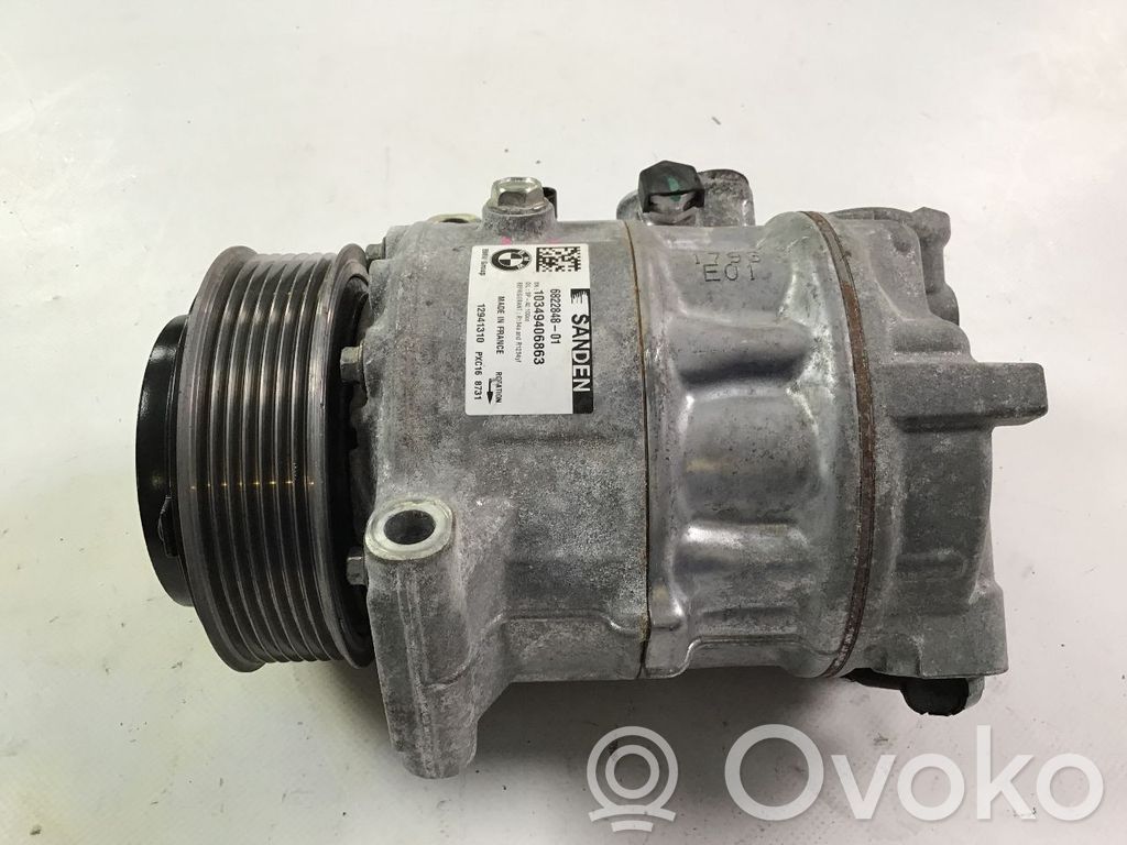 6822848 BMW 5 G30 G31 G38 Air conditioning (A/C) compressor (pump), € ...