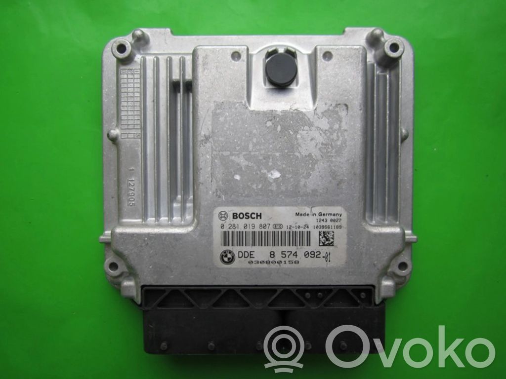DDE8574092 BMW 5 F10 F11 Engine control unit/module ECU, €234.00 | RRR