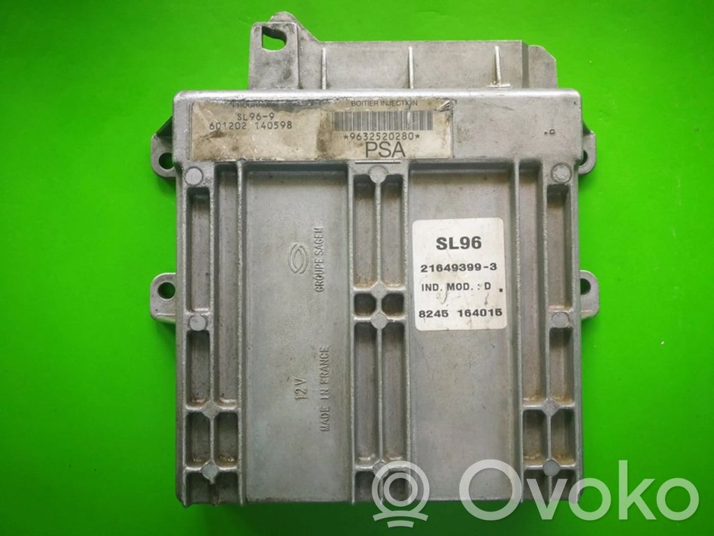 21649399 Peugeot 406 Unité de commande, module ECU de moteur, 58,03 ...