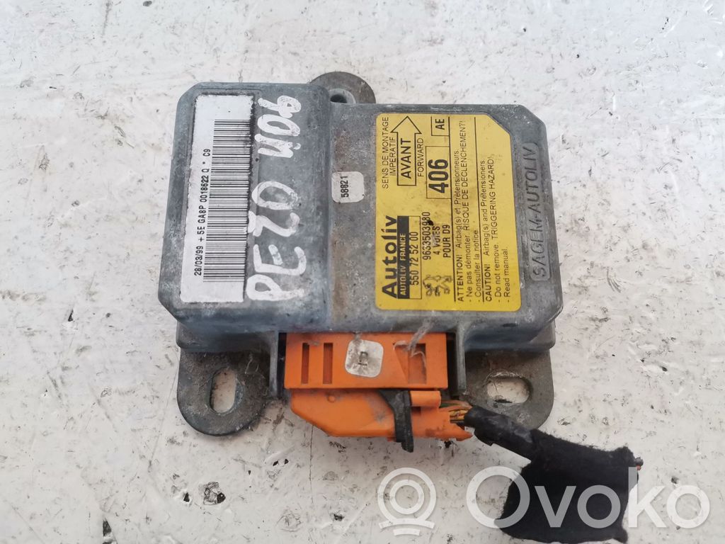 9633503980 Peugeot 406 Module de contrôle airbag, 17,70 € | OVOKO