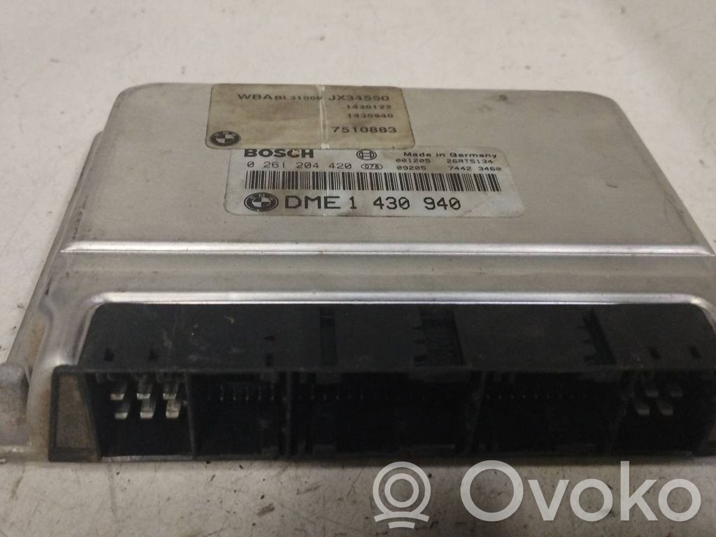DME1430940 BMW 3 E46 Engine ECU kit and lock set, €138.00 | RRR