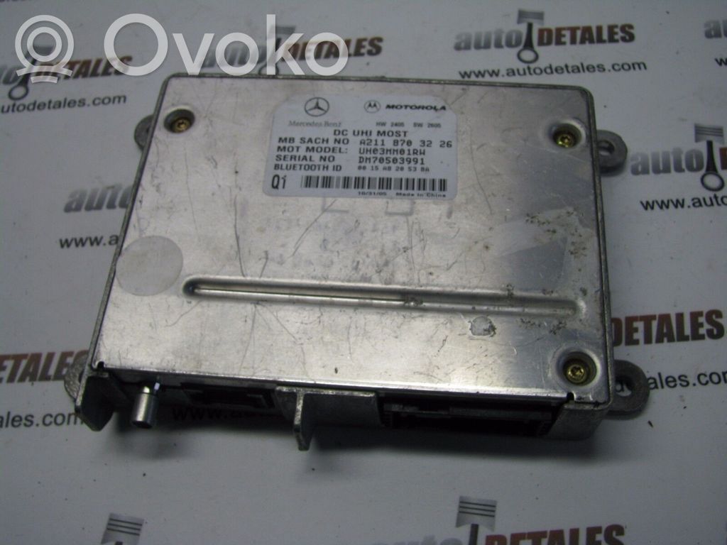 A2118703226 Mercedes-Benz E W211 Bluetooth control unit module, €14.00 ...