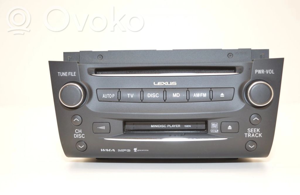 122000-8170B101 Lexus GS 300 350 430 450H Unité principale radio / CD ...