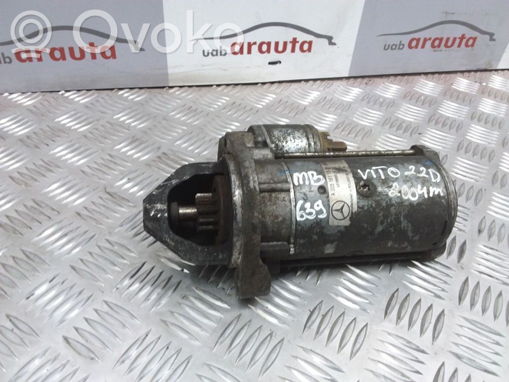 A0051511301 Mercedes-Benz Vito Viano W639 Démarreur, 28,00 € | OVOKO