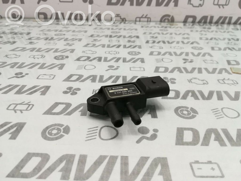 0281006005 Audi A6 S6 C6 4F Sensore di pressione dei gas di scarico, 11 ...