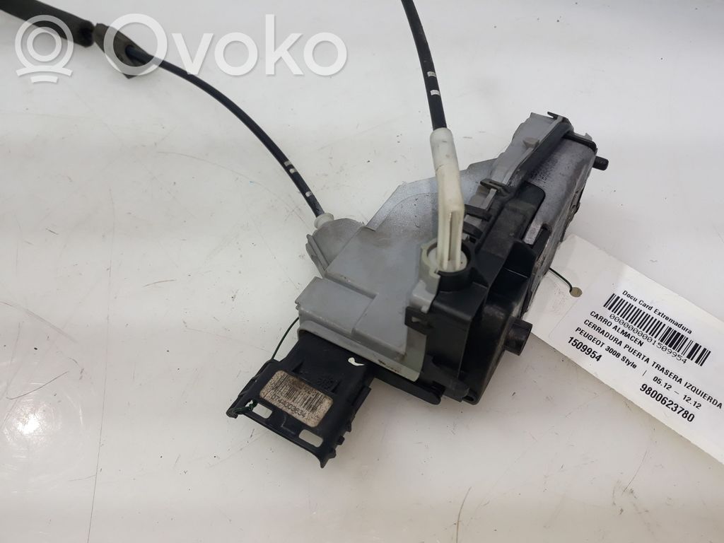 9800623780 Peugeot 3008 I Serrure de porte arrière, 36,59 € | OVOKO