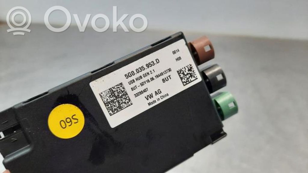 5G0035953D Volkswagen Polo VI Convertisseur / inversion de tension ...