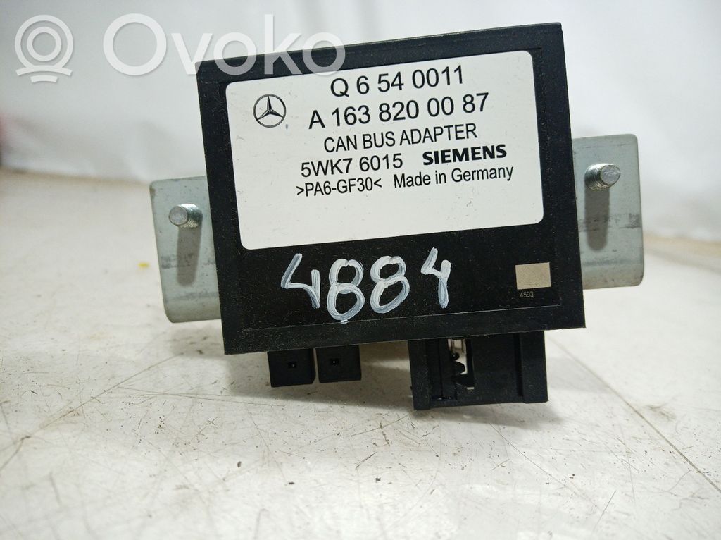 A1638200087 Mercedes-Benz ML AMG W164 Autres unités de commande ...