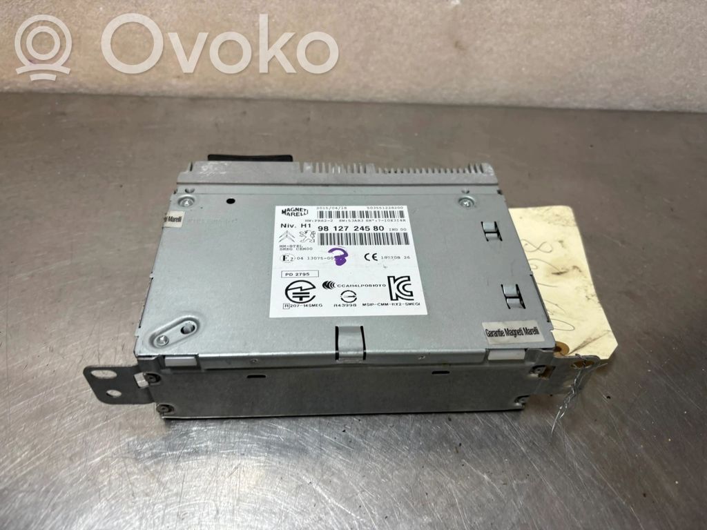 9812724580 Citroen C4 II Unité principale radio / CD / DVD / GPS, 164 ...