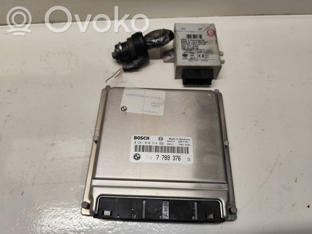 7789376 BMW X5 E53 Kit calculateur ECU et verrouillage, 150,00 € | OVOKO