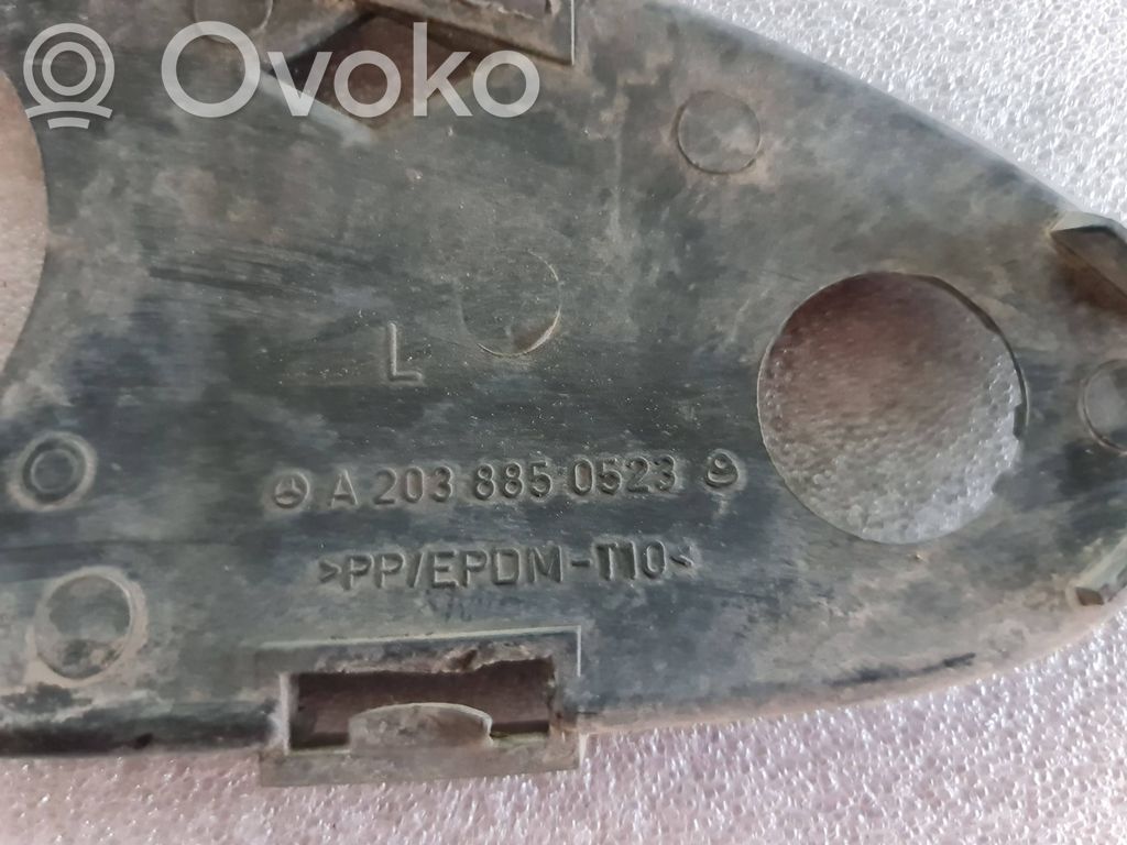 KMP5943 Mercedes-Benz C W203 Grille inférieure de pare-chocs avant ...