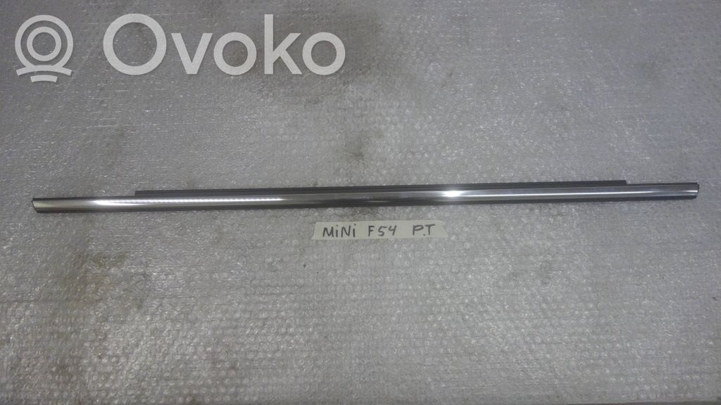 51337473259 Mini Clubman F54 Moulures des vitres de la porte arrière ...