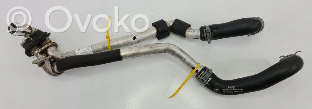 7L0819329A Porsche Cayenne (92A) Tuyau de liquide de refroidissement ...