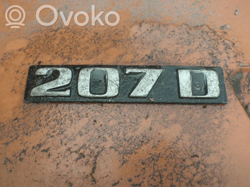 Mercedes-Benz 207 310 Logo, sigle, emblème de porte arrière, 30,35 ...