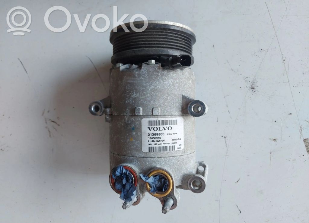 31369800 Volvo V70 Oro kondicionieriaus kompresorius (siurblys), 153,90 ...