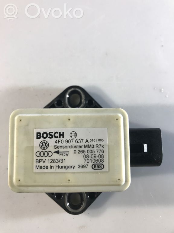 4F0907637A Audi A6 S6 C6 4F Capteur de vitesse de lacet d'accélération ...